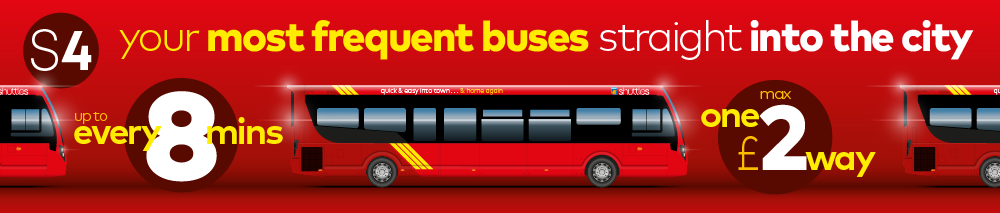 Colchester Shuttles S4 - Frequent into the city from Greenstead | First Bus